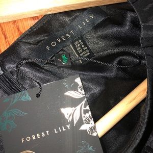 Forest Lily | Dresses | Nwt Forest Lily Jacquard Highlow Dress In Black ...